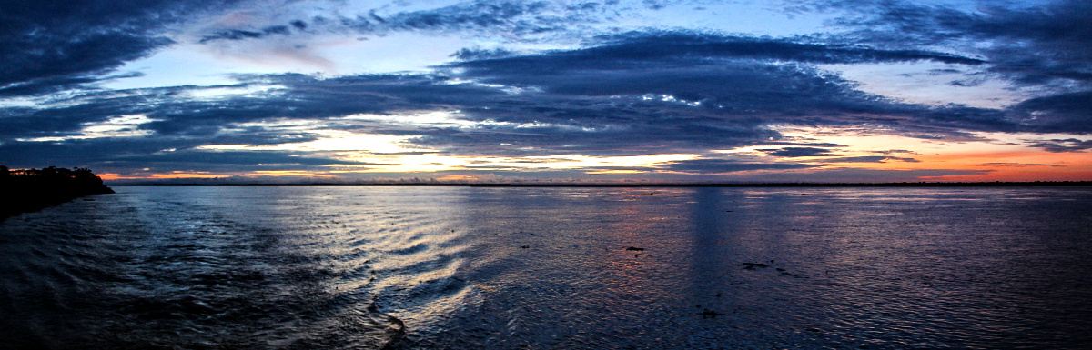 Rio Solimões bei Anamã - Südamerikafans
